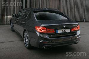 Grey BMW 530 2018 in Riga, with an engine capacity of 3.00 L and mileage of 110 thousand km for 28777 €, photo 17 on AUTOMOTO.COM.LV
