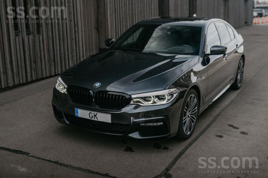 Grey BMW 530 2018 in Riga, with an engine capacity of 3.00 L and mileage of 110 thousand km for 28777 €, photo 22 on AUTOMOTO.COM.LV