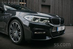 Grey BMW 530 2018 in Riga, with an engine capacity of 3.00 L and mileage of 110 thousand km for 28777 €, photo 25 on AUTOMOTO.COM.LV