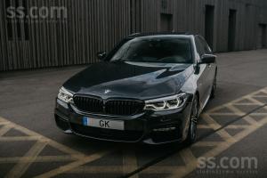 Grey BMW 530 2018 in Riga, with an engine capacity of 3.00 L and mileage of 110 thousand km for 28777 €, photo 33 on AUTOMOTO.COM.LV