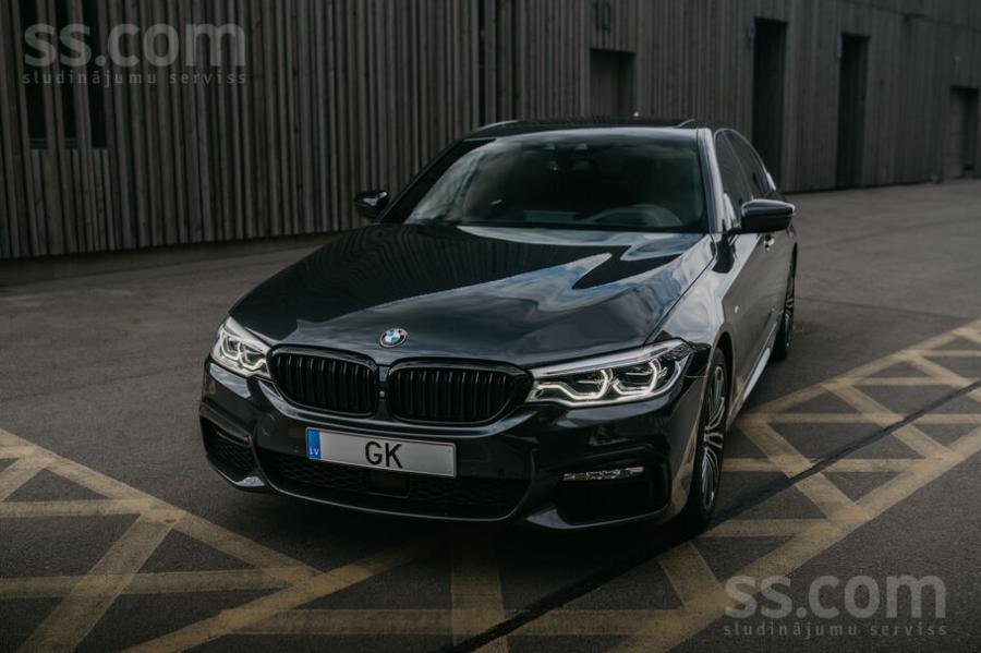 Grey BMW 530 2018 in Riga, with an engine capacity of 3.00 L and mileage of 110 thousand km for 28777 €, photo 33 on AUTOMOTO.COM.LV