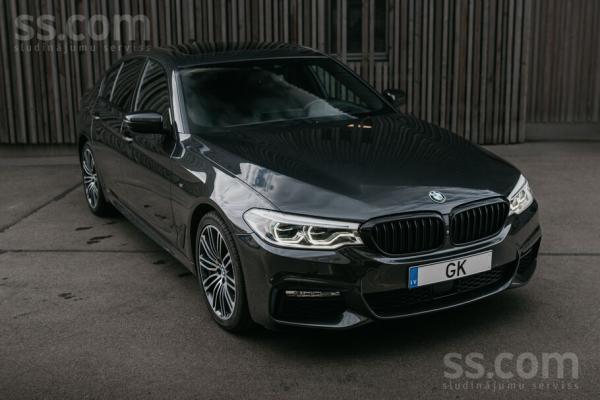 Grey BMW 530 2018 in Riga, with an engine capacity of 3.00 L and mileage of 110 thousand km for 28777 €, photo 4 on AUTOMOTO.COM.LV