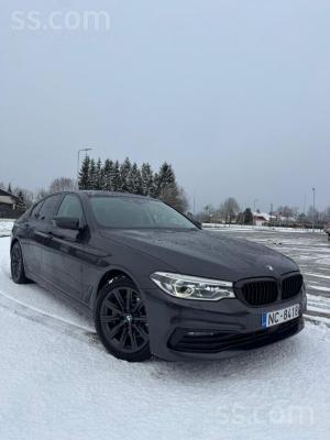 Grey BMW 530 2018 in Riga, with an engine capacity of 3.00 L and mileage of 240 thousand km for 25500 €, photo  on AUTOMOTO.COM.LV