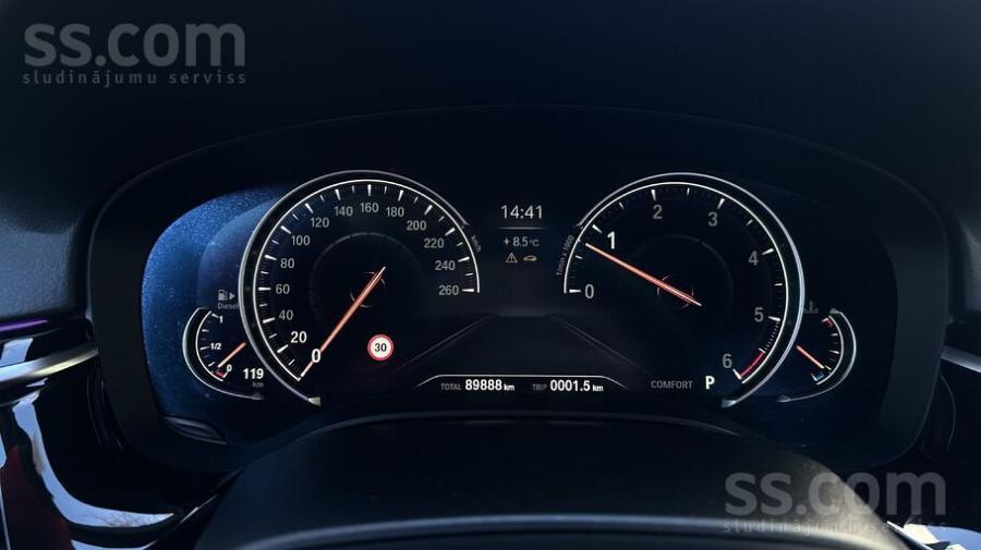 Pelēks BMW 530 2018 Rīga, ar dzinēja tilpumu 3.00 L un nobraukumu 0 tūkst. km par 29000 €, foto 18 vietnē AUTOMOTO.COM.LV