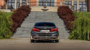 Grey BMW 530 2019 in Vilnius, with an engine capacity of 2.00 L and mileage of 146 thousand km for 22200 €, photo 7 on AUTOMOTO.COM.LV