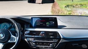 Grey BMW 530 2019 in Vilnius, with an engine capacity of 2.00 L and mileage of 146 thousand km for 22200 €, photo 15 on AUTOMOTO.COM.LV