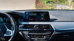 Grey BMW 530 2019 in Vilnius, with an engine capacity of 2.00 L and mileage of 146 thousand km for 22200 €, photo 17 on AUTOMOTO.COM.LV