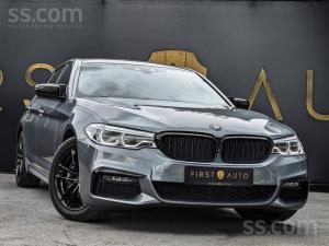 Grey BMW 530 2019 in Tukums, with an engine capacity of 2.00 L and mileage of 187 thousand km for 24990 €, photo  on AUTOMOTO.COM.LV