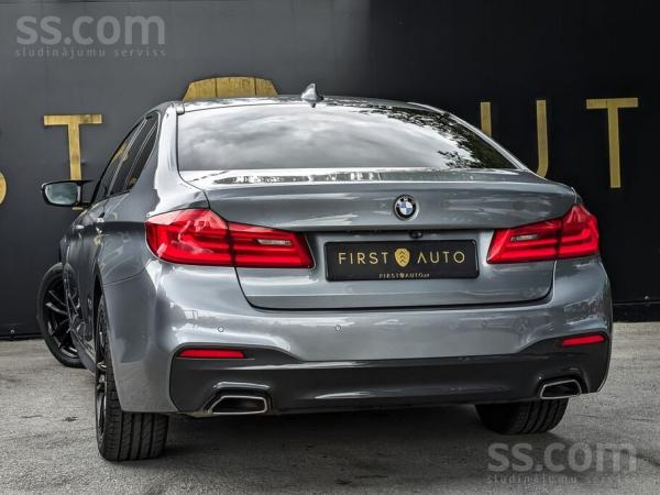 Grey BMW 530 2019 in Tukums, with an engine capacity of 2.00 L and mileage of 187 thousand km for 24990 €, photo 3 on AUTOMOTO.COM.LV
