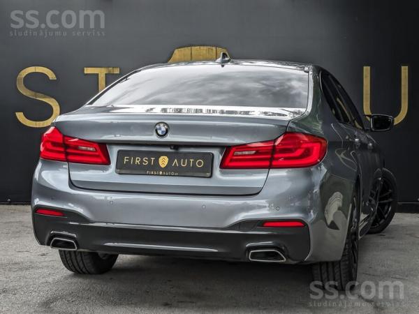Grey BMW 530 2019 in Tukums, with an engine capacity of 2.00 L and mileage of 187 thousand km for 24990 €, photo 4 on AUTOMOTO.COM.LV