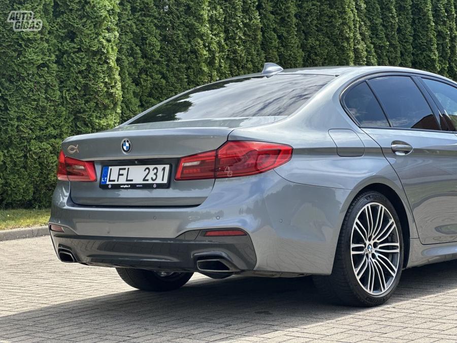 Grey BMW 530 2019 in Vilnius, with an engine capacity of 3.00 L and mileage of 203 thousand km for 21900 €, photo 21 on AUTOMOTO.COM.LV