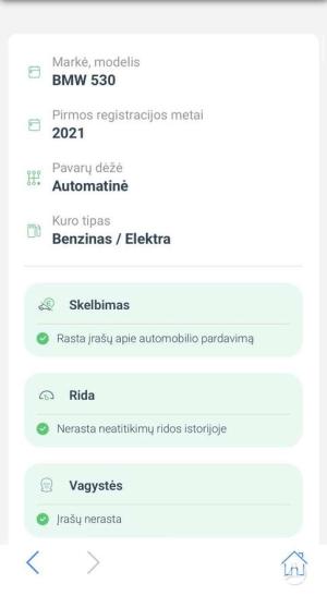 Серый БМВ 530 2021 в Мариямполе, объемом двигателя 2.00 л и пробегом 198 тыс. км за 24500 €, фото 44 на AUTOMOTO.COM.LV
