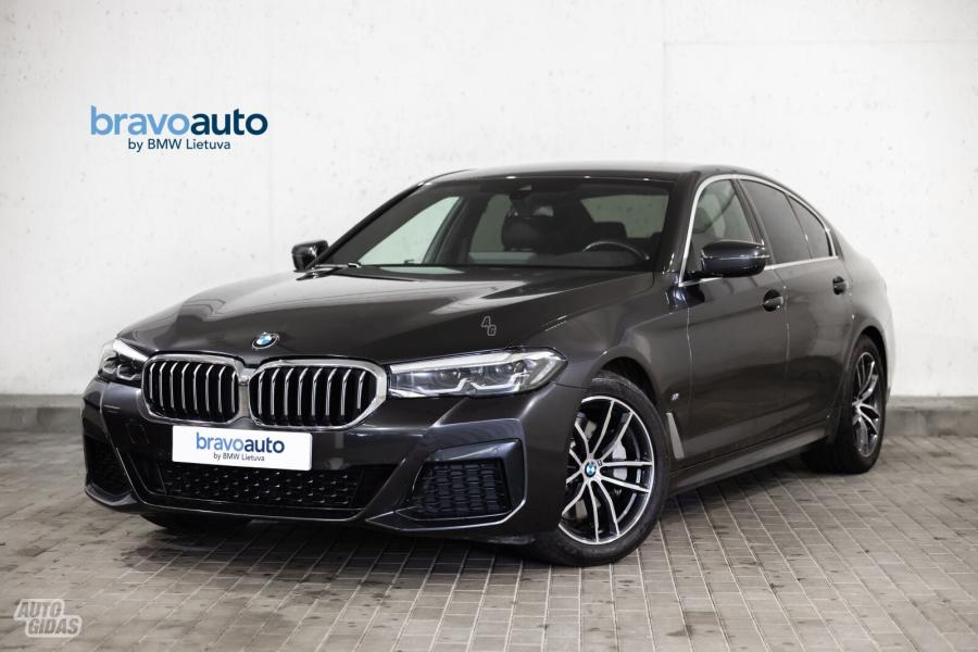Pelēks BMW 530 2021 Viļņa, ar dzinēja tilpumu 2.00 L un nobraukumu 58 tūkst. km par 37991 €, foto 1 vietnē AUTOMOTO.COM.LV