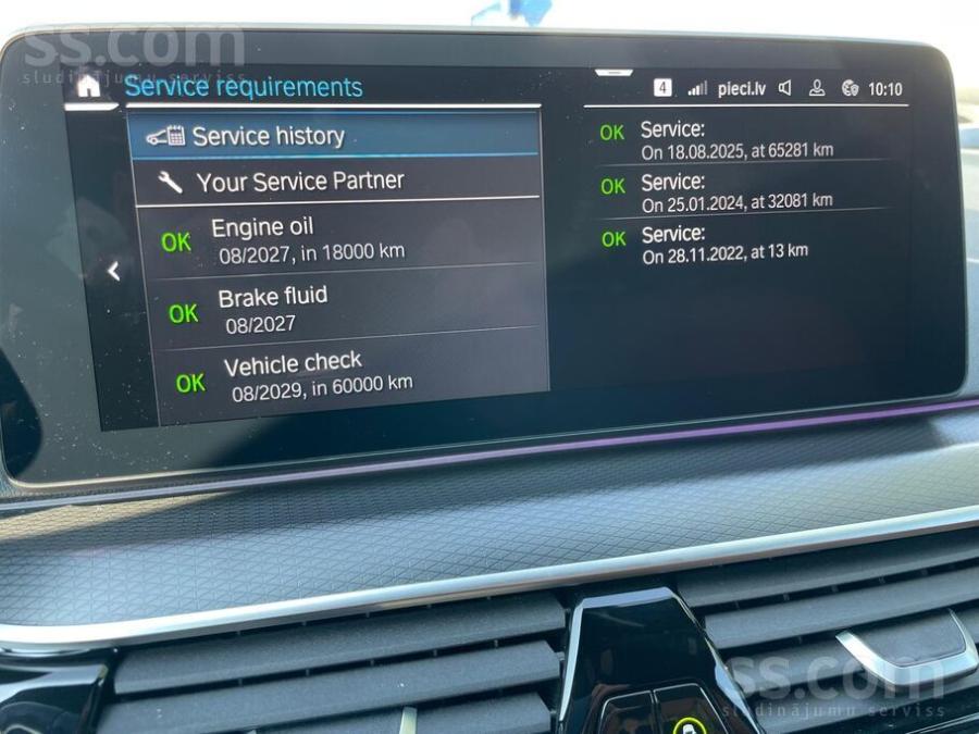 Pelēks BMW 530 2023 Rīga, ar dzinēja tilpumu 2.00 L un nobraukumu 81 tūkst. km par 37500 €, foto 30 vietnē AUTOMOTO.COM.LV