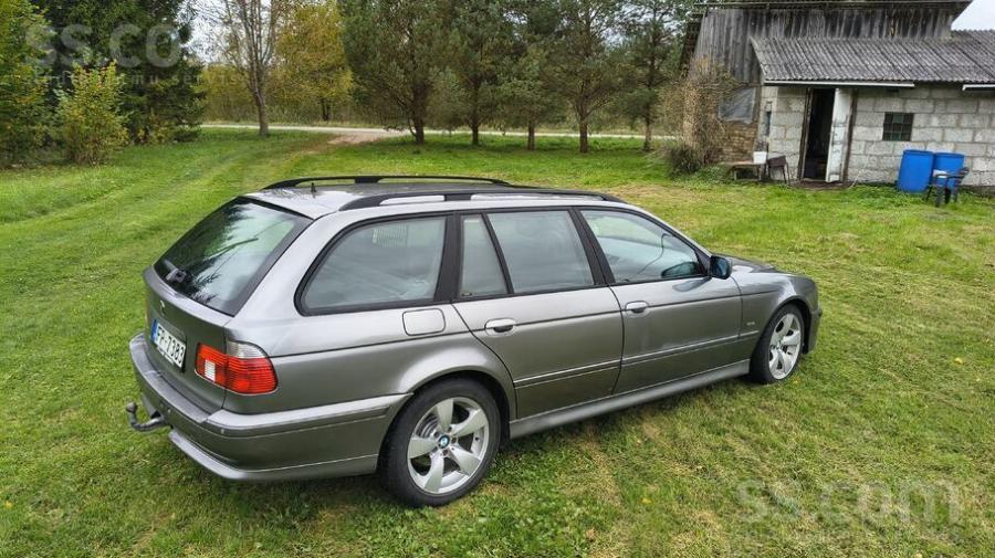 Grey BMW 530 2002 in Jelgava, with an engine capacity of 3.00 L and mileage of 484 thousand km for 2500 €, photo 6 on AUTOMOTO.COM.LV
