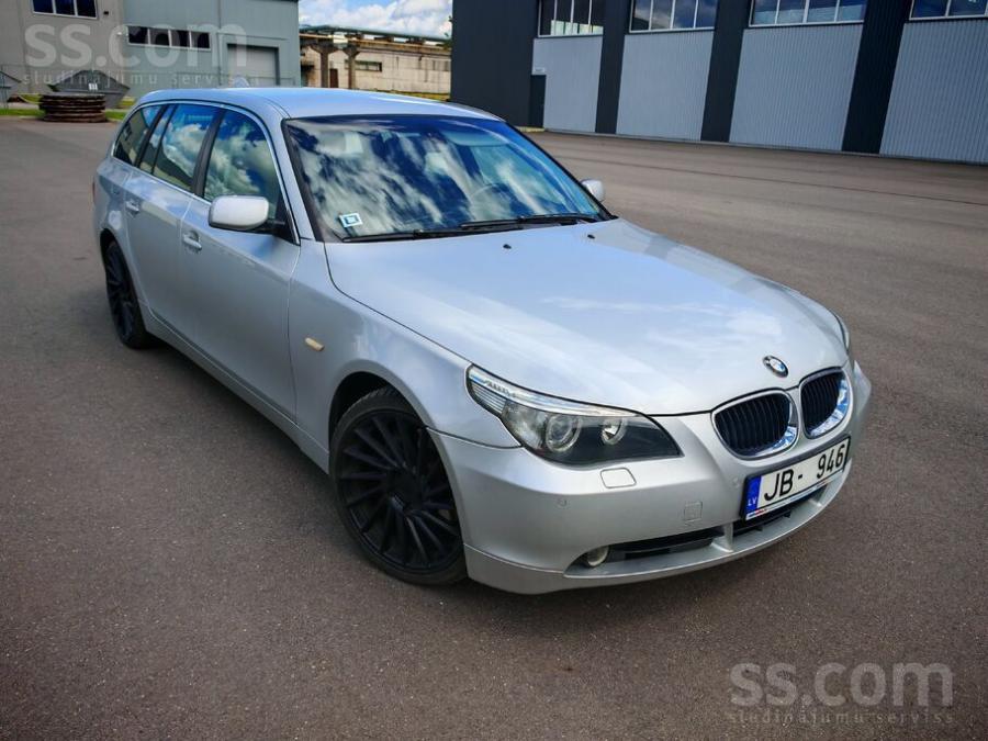 Pelēks BMW 530 2004 Rēzekne, ar dzinēja tilpumu 3.00 L un nobraukumu 370 tūkst. km par 3900 €, foto 1 vietnē AUTOMOTO.COM.LV