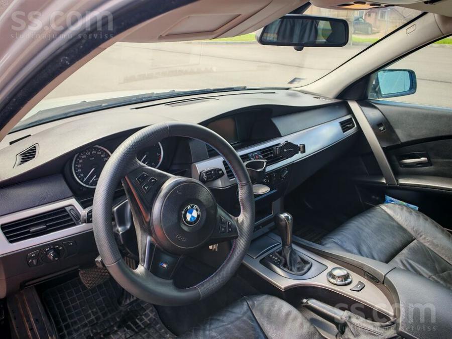 Pelēks BMW 530 2004 Rēzekne, ar dzinēja tilpumu 3.00 L un nobraukumu 370 tūkst. km par 3900 €, foto 6 vietnē AUTOMOTO.COM.LV