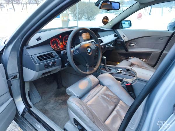 Pelēks BMW 530 2004 Viļņa, ar dzinēja tilpumu 3.00 L un nobraukumu 295 tūkst. km par 1999 €, foto 7 vietnē AUTOMOTO.COM.LV