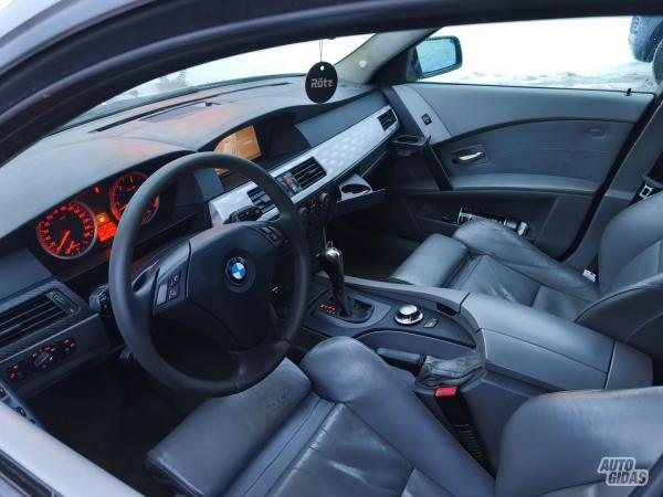 Pelēks BMW 530 2004 Viļņa, ar dzinēja tilpumu 3.00 L un nobraukumu 295 tūkst. km par 1999 €, foto 8 vietnē AUTOMOTO.COM.LV