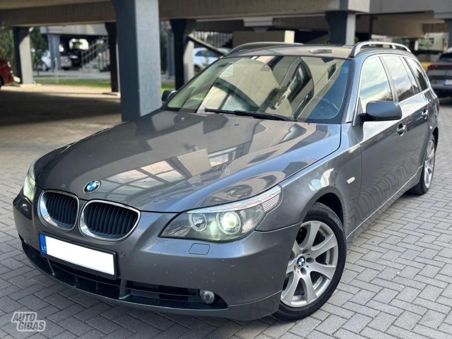 Pelēks BMW 530 2004 Kauņa, ar dzinēja tilpumu 3.00 L un nobraukumu 320 tūkst. km par 2350 €, foto 1 vietnē AUTOMOTO.COM.LV