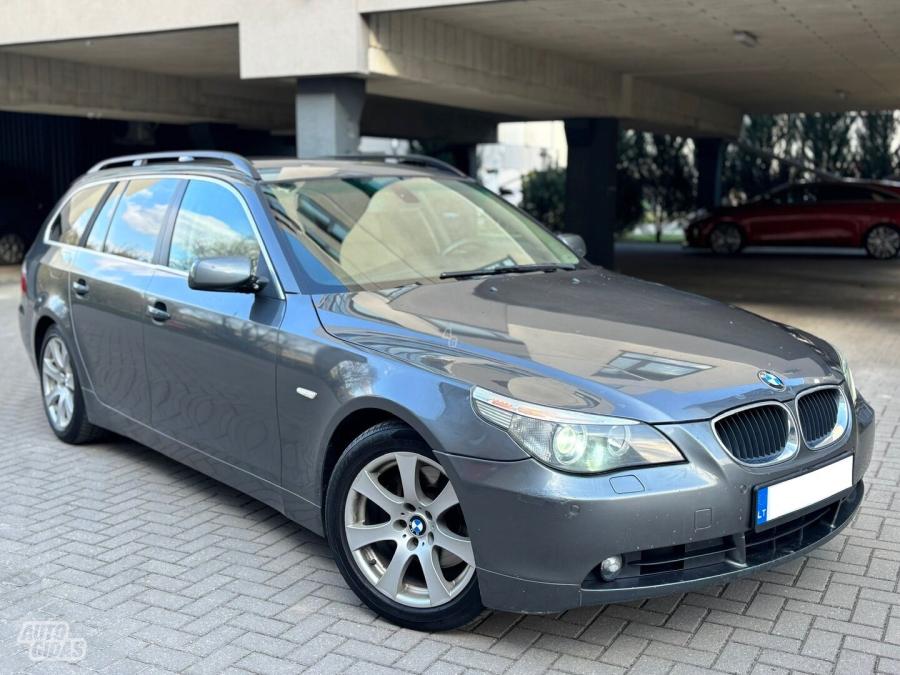 Pelēks BMW 530 2004 Kauņa, ar dzinēja tilpumu 3.00 L un nobraukumu 320 tūkst. km par 2350 €, foto 7 vietnē AUTOMOTO.COM.LV