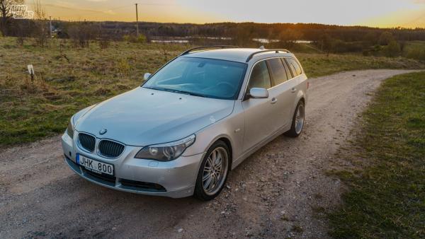 Grey BMW 530 2004 in Zarasai, with an engine capacity of 3.00 L and mileage of 427 thousand km for 2600 €, photo 2 on AUTOMOTO.COM.LV