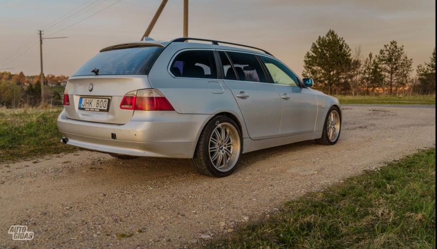 Pelēks BMW 530 2004 Zarasai, ar dzinēja tilpumu 3.00 L un nobraukumu 427 tūkst. km par 2600 €, foto 8 vietnē AUTOMOTO.COM.LV