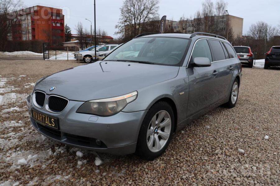 Grey BMW 530 2004 in Riga, with an engine capacity of 3.00 L and mileage of 367 thousand km for 3490 €, photo 1 on AUTOMOTO.COM.LV