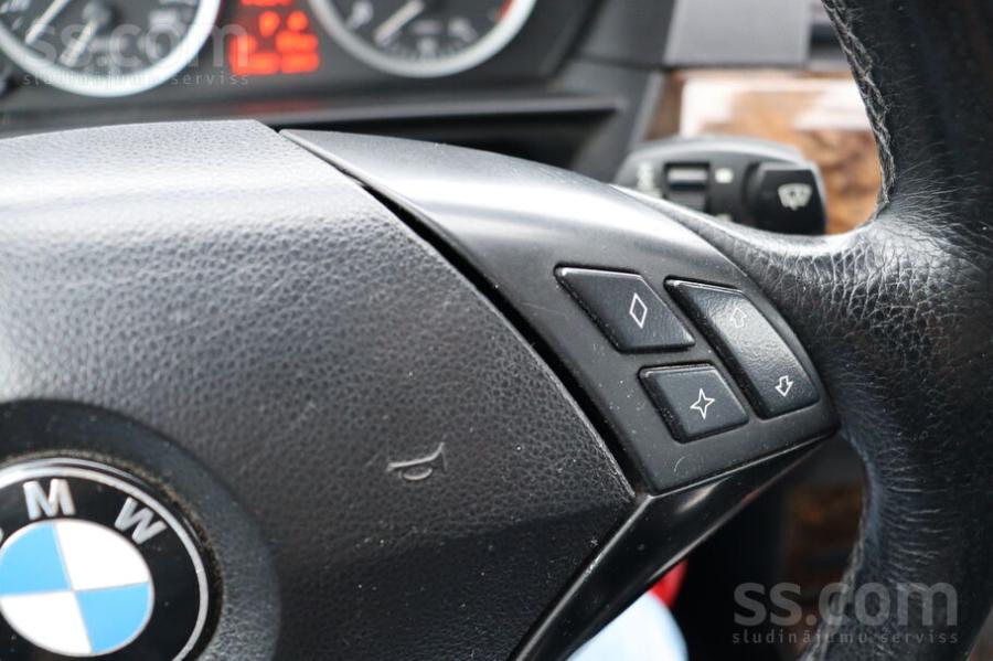 Grey BMW 530 2004 in Riga, with an engine capacity of 3.00 L and mileage of 367 thousand km for 3490 €, photo 19 on AUTOMOTO.COM.LV