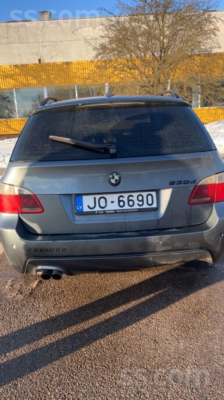 Pelēks BMW 530 2004 Talsi, ar dzinēja tilpumu 3.00 L un nobraukumu 398 tūkst. km par 3000 €, foto 19 vietnē AUTOMOTO.COM.LV