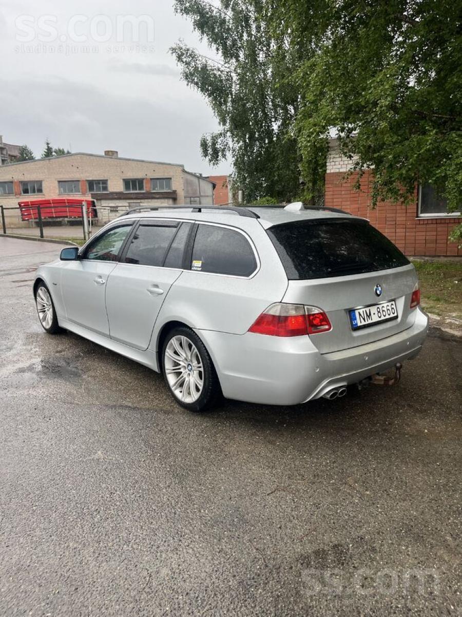 Pelēks BMW 530 2004 Alūksne, ar dzinēja tilpumu 3.00 L un nobraukumu 450 tūkst. km par 4360 €, foto 4 vietnē AUTOMOTO.COM.LV