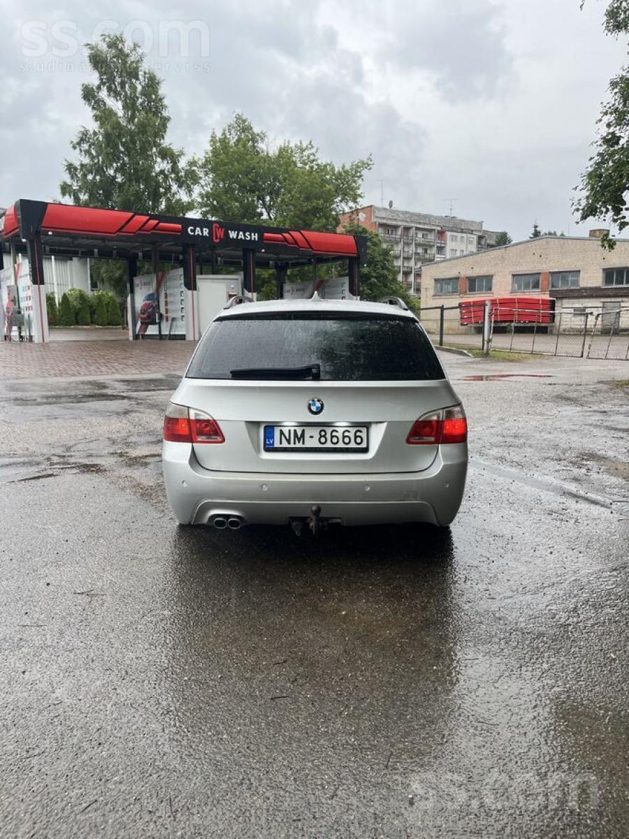 Pelēks BMW 530 2004 Alūksne, ar dzinēja tilpumu 3.00 L un nobraukumu 450 tūkst. km par 4360 €, foto 5 vietnē AUTOMOTO.COM.LV