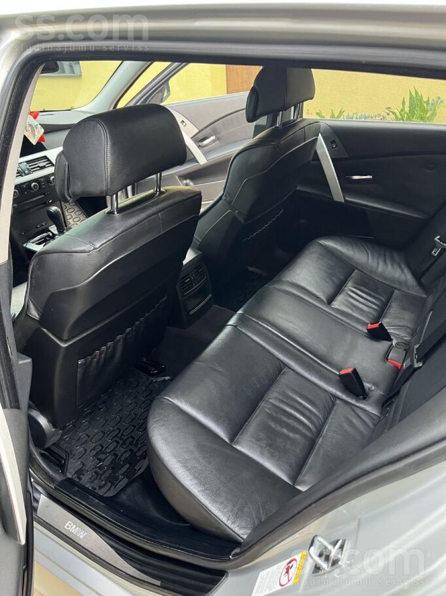 Pelēks BMW 530 2004 Alūksne, ar dzinēja tilpumu 3.00 L un nobraukumu 450 tūkst. km par 4360 €, foto 20 vietnē AUTOMOTO.COM.LV