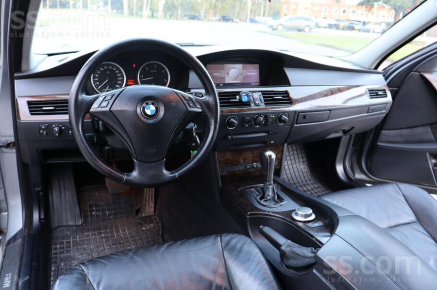 Pelēks BMW 530 2004 Rīga, ar dzinēja tilpumu 3.00 L un nobraukumu 367 tūkst. km par 2990 €, foto 8 vietnē AUTOMOTO.COM.LV
