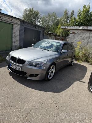 Grey BMW 530 2004 in Riga, with an engine capacity of 3.00 L and mileage of 350 thousand km for 4000 €, photo  on AUTOMOTO.COM.LV