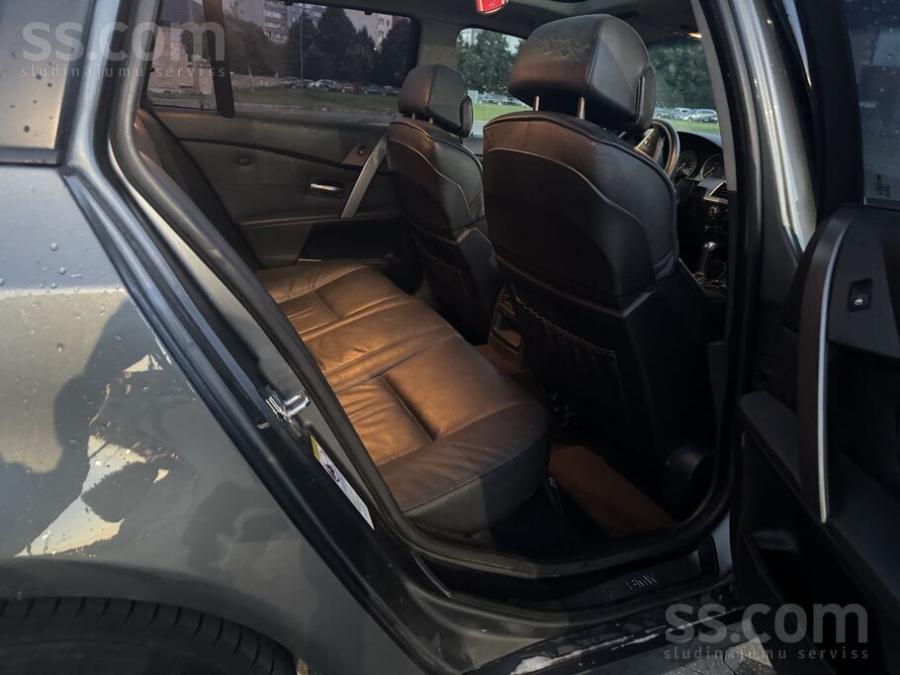 Grey BMW 530 2004 in Riga, with an engine capacity of 3.00 L and mileage of 400 thousand km for 2690 €, photo 5 on AUTOMOTO.COM.LV