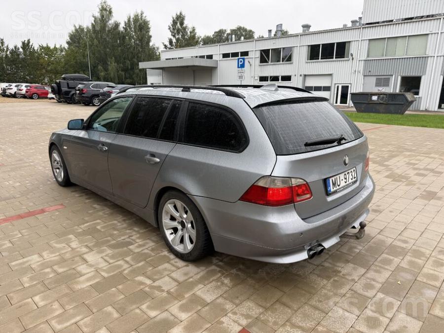 Grey BMW 530 2004 in Riga, with an engine capacity of 3.00 L and mileage of 290 thousand km for 2500 €, photo 7 on AUTOMOTO.COM.LV