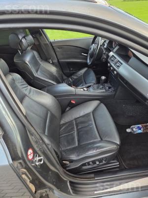 Grey BMW 530 2004 in Liepaja, with an engine capacity of 3.00 L and mileage of 403 thousand km for 3650 €, photo 6 on AUTOMOTO.COM.LV