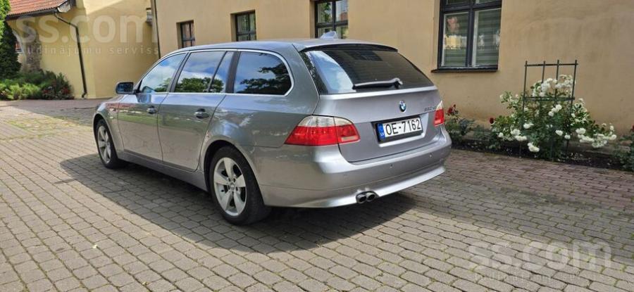 Grey BMW 530 2005 in Riga, with an engine capacity of 3.00 L and mileage of 0 thousand km for 2900 €, photo 8 on AUTOMOTO.COM.LV