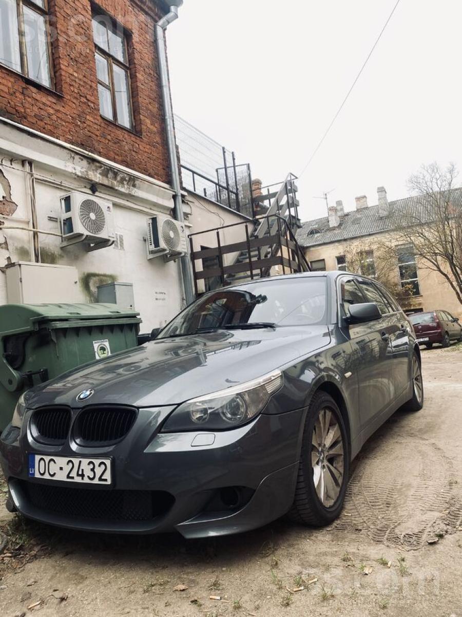 Grey BMW 530 2005 in Daugavpils, with an engine capacity of 3.00 L and mileage of 390 thousand km for 3400 €, photo 7 on AUTOMOTO.COM.LV