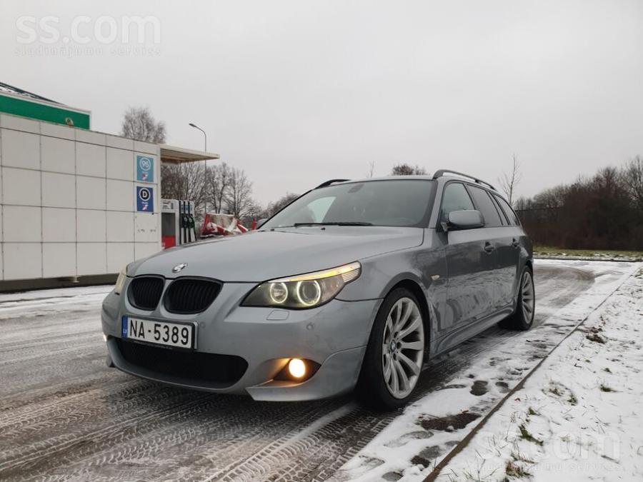 Grey BMW 530 2005 in Riga, with an engine capacity of 3.00 L and mileage of 318 thousand km for 4700 €, photo 6 on AUTOMOTO.COM.LV
