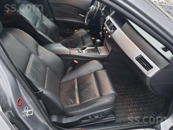 Pelēks BMW 530 2005 Rīga, ar dzinēja tilpumu 3.00 L un nobraukumu 318 tūkst. km par 4700 €, foto 9 vietnē AUTOMOTO.COM.LV
