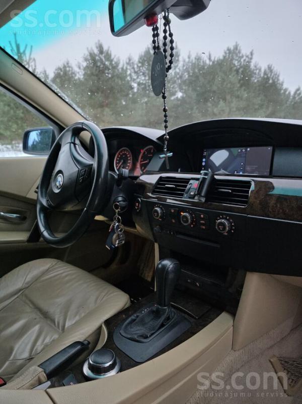Pelēks BMW 530 2005 Rīga, ar dzinēja tilpumu 3.00 L un nobraukumu 356 tūkst. km par 3700 €, foto 7 vietnē AUTOMOTO.COM.LV