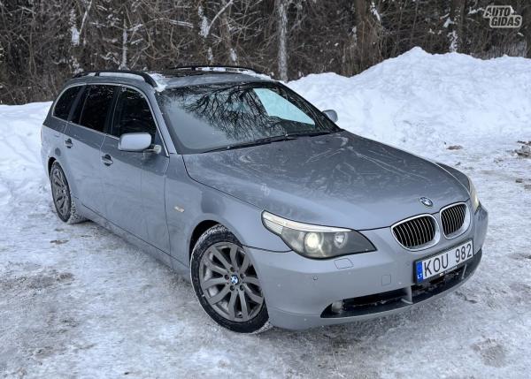 Pelēks BMW 530 2005 Šauļi, ar dzinēja tilpumu 3.00 L un nobraukumu 429 tūkst. km par 1900 €, foto 1 vietnē AUTOMOTO.COM.LV