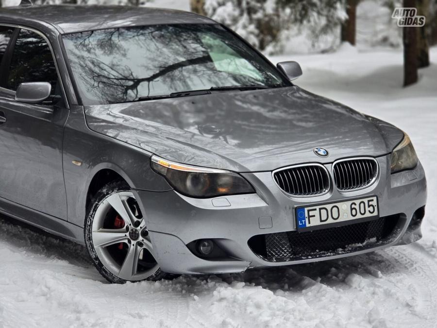 Grey BMW 530 2005 in Siauliai, with an engine capacity of 3.00 L and mileage of 3 thousand km for 2950 €, photo 7 on AUTOMOTO.COM.LV