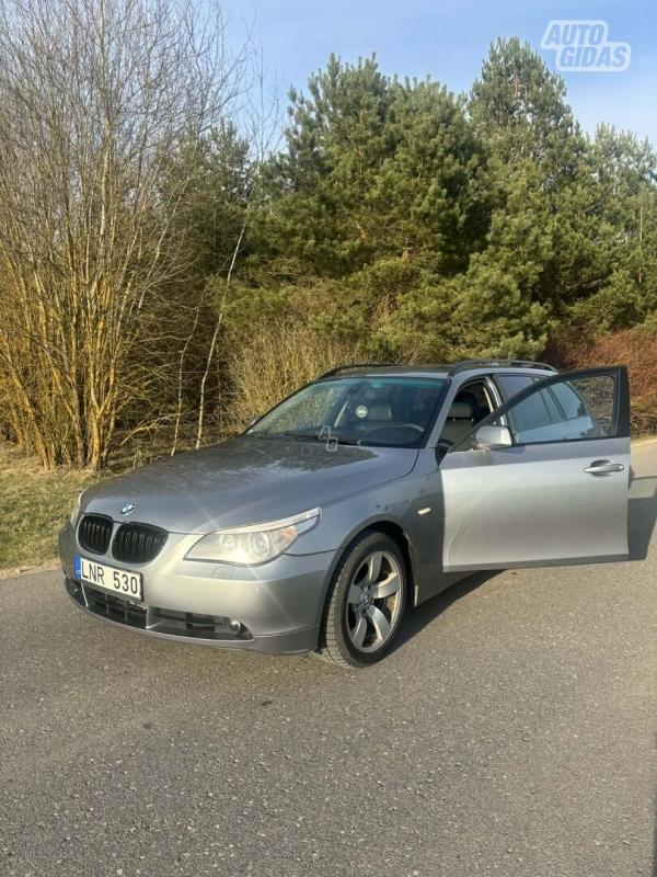 Grey BMW 530 2005 in Vilnius, with an engine capacity of 3.00 L and mileage of 450 thousand km for 3300 €, photo 1 on AUTOMOTO.COM.LV