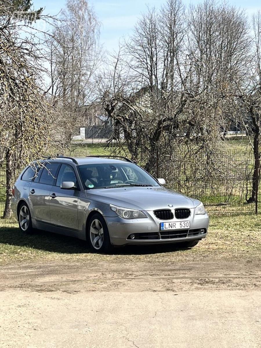 Grey BMW 530 2005 in Vilnius, with an engine capacity of 3.00 L and mileage of 450 thousand km for 3300 €, photo 3 on AUTOMOTO.COM.LV