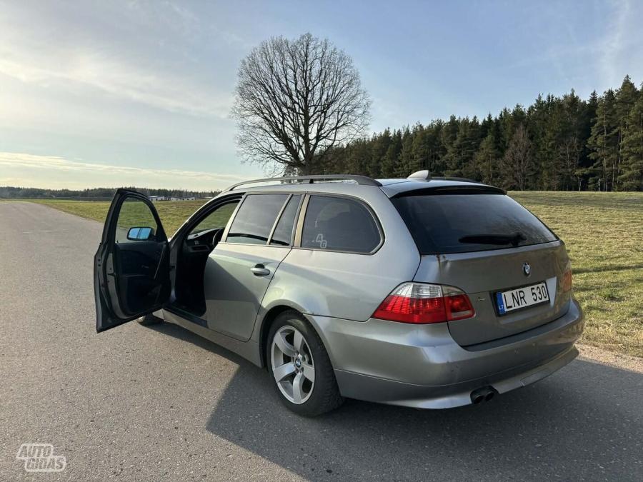 Grey BMW 530 2005 in Vilnius, with an engine capacity of 3.00 L and mileage of 450 thousand km for 3300 €, photo 4 on AUTOMOTO.COM.LV