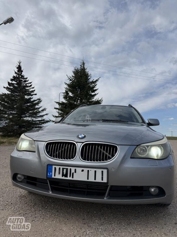Pelēks BMW 530 2005 Viļņa, ar dzinēja tilpumu 3.00 L un nobraukumu 387 tūkst. km par 2600 €, foto 1 vietnē AUTOMOTO.COM.LV