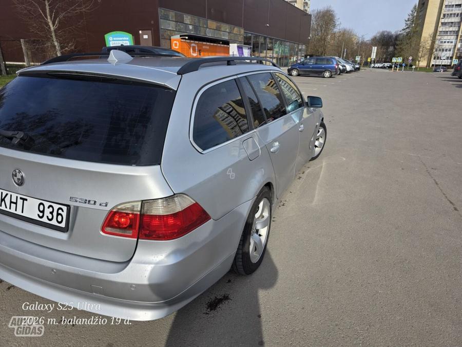 Grey BMW 530 2005 in Siauliai, with an engine capacity of 3.00 L and mileage of 304 thousand km for 3500 €, photo 6 on AUTOMOTO.COM.LV